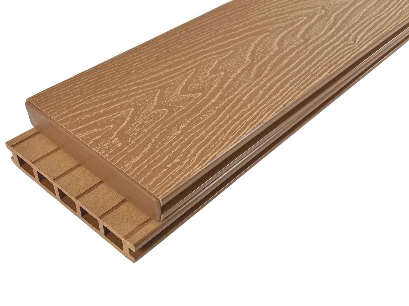 Teak Composite End Caps | Composite Decking